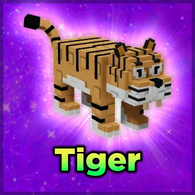 Tiger Grow a Garden - Roblox Game Item - Gameflip