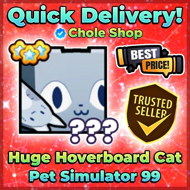 Huge Hoverboard Cat - Roblox Game Items - Gameflip
