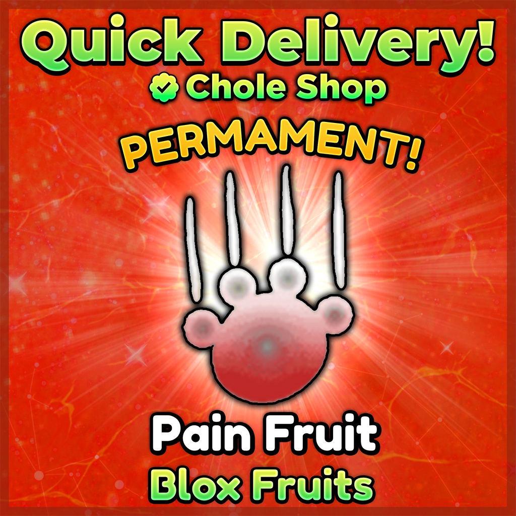 Blox Fruits Pain Fruit - Blox Fruits Game Items - Gameflip