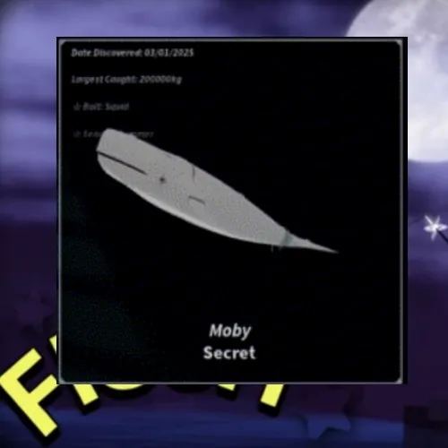 MOBY SECRET FISH FISCH - Game Item - Gameflip