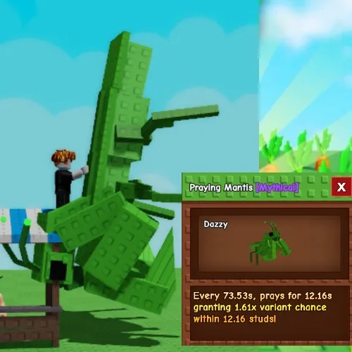 GIANT PRAYING MANTIS GROW A GARDEN - Game Item - Gameflip