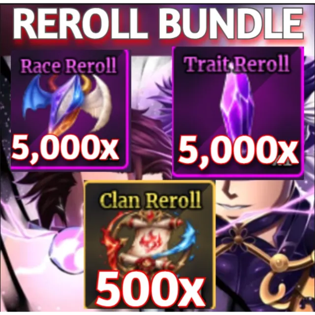 SAILOR PIECE | 5000X TRAIT REROLLS 5000X RACE REROLL 500X CLAN REROLLS ...