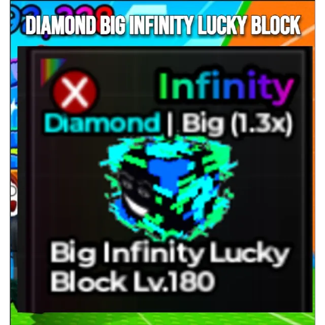 DIAMOND BIG INFINITY LUCKY BLOCK ESCAPE TSUNAMI FOR BRAINROTS - Roblox ...
