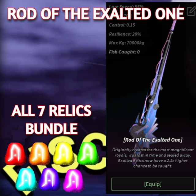 FISCH ROD OF THE EXALTED ONE - Other Game Items - Gameflip