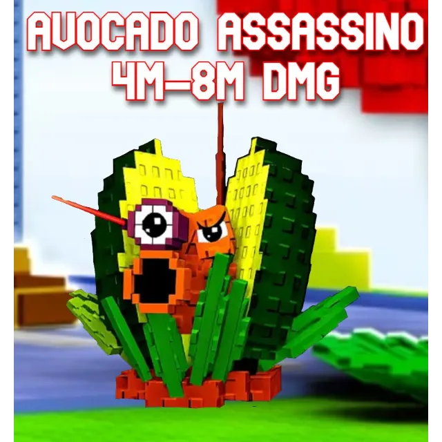 Avocado Assassino 4M-8M DMG plants vs brainrots - Roblox Game Item ...