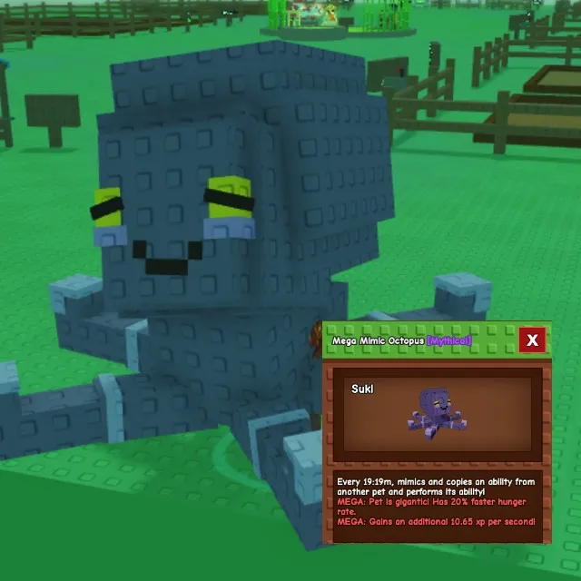 MEGA MIMIC OCTOPUS GROW A GARDEN - Game Item - Gameflip