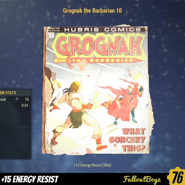 500 Grognak Barbarian 10 - Fallout 76 Game Item - Gameflip