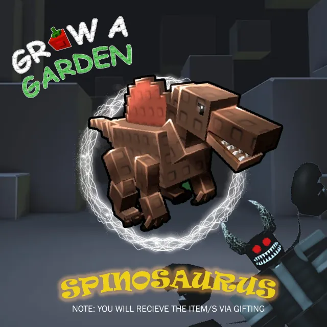GROW A GARDEN SPINOSAURUS - Roblox Game - Gameflip