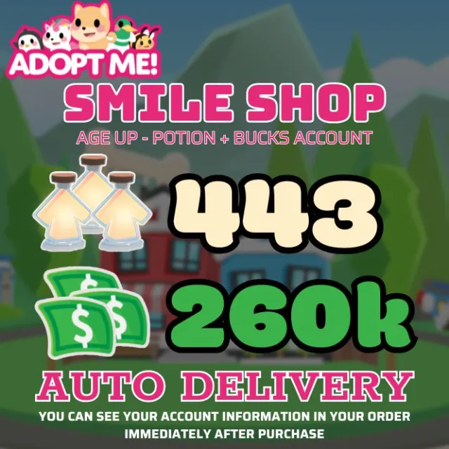 Age Up Potions - Adopt Me! Game Account - Gameflip