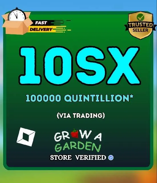 💎 10 SEXTILLION SHECKELES - Grow a Garden Game Item - Gameflip