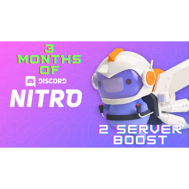 Discord Nitro 3 Months +2 server boost - Other - Gameflip