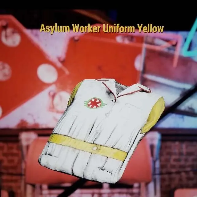 Yellow Asylum Uniform - Fallout 76 Game Items - Gameflip