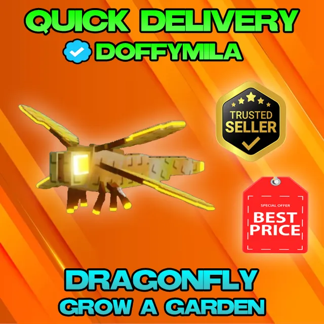 GROW A GARDEN DRAGONFLY - Game Item - Gameflip