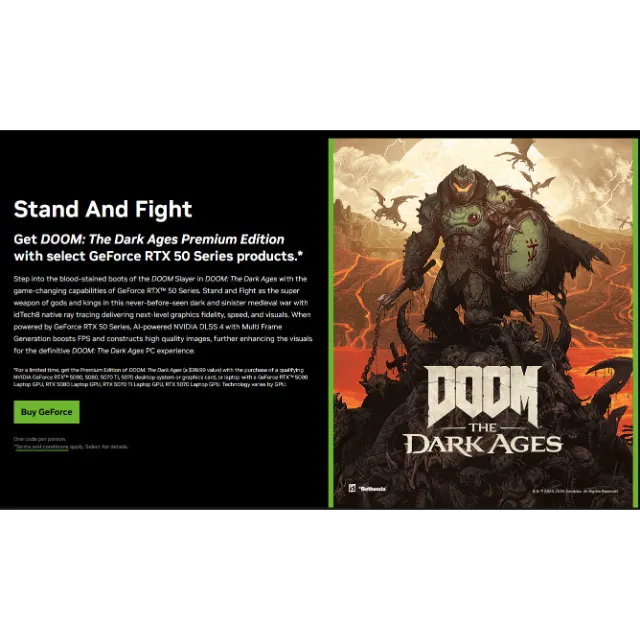 Nvidia Voucher Code Doom: The Dark Ages Premium Edition - Windows Game - Gameflip