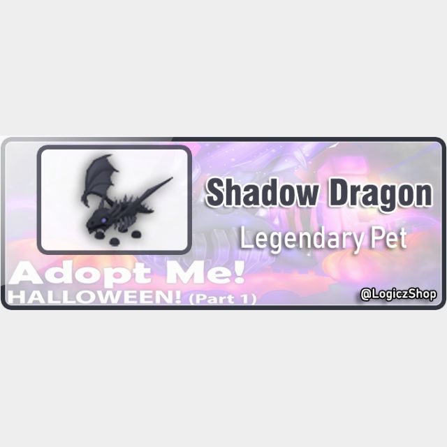 Pet | Shadow Dragon - Adopt Me - Game Items - Gameflip