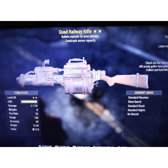 Weapon | QE railway rifle - Game Items - Gameflip