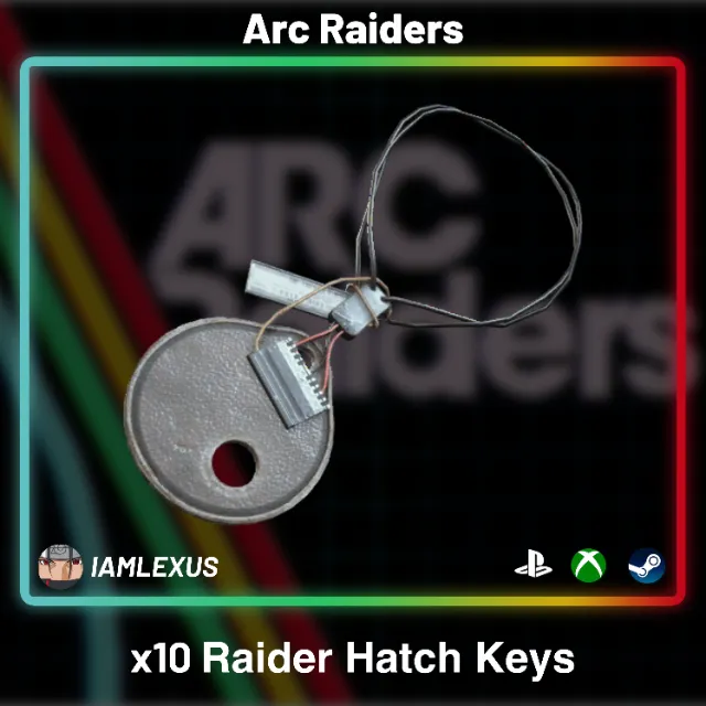 x10 Raider Hatch Key - ARC Raiders - ARC Raiders Game Item - Gameflip
