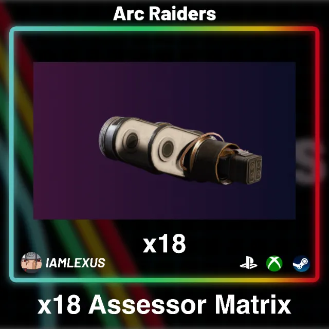 18x Assessor Matrix - Arc Raiders - ARC Raiders Game Item - Gameflip