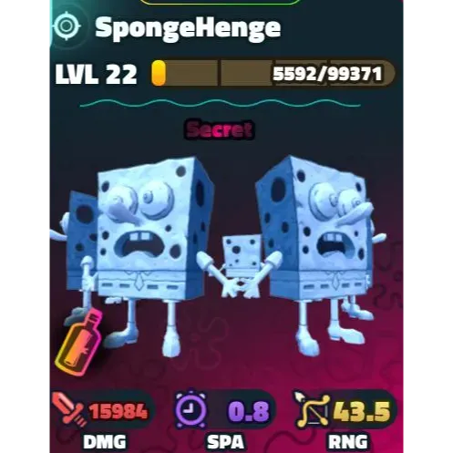 SECRET FORMULA SpongeHenge |SPONGEBOB TOWER DEFENSE - SpongeBob Tower ...