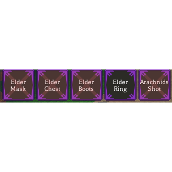 Elder Set 8 Rune Slots + Arachnids Shot | Rune Slayer - Other Game Item ...