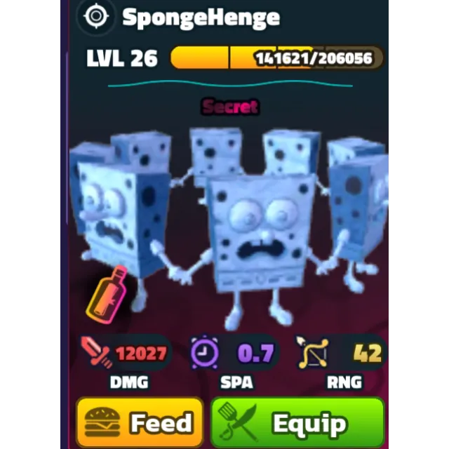 SpongeHenge |SPONGEBOB TOWER DEFENSE - Other Game Item - Gameflip
