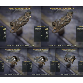 Vanguard T-60 Sent/AP 5/5 Full Set - Game Items - Gameflip