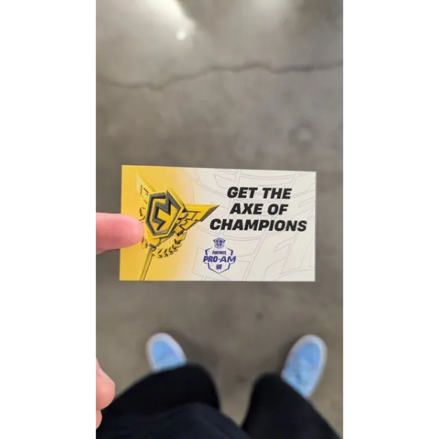 Axe of Champions FNCS PRO-AM Exclusive Code - Fortnite Game Item - Gameflip