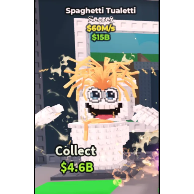Steal a brainrot Spaghetti Tualetti - Steal a Brainrot Game Item - Gameflip
