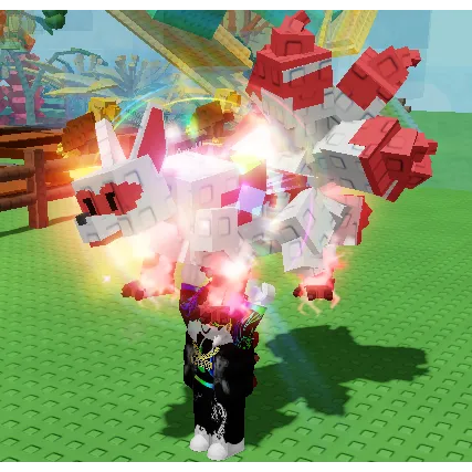 RAINBOW KITSUNE - Roblox Game Item - Gameflip