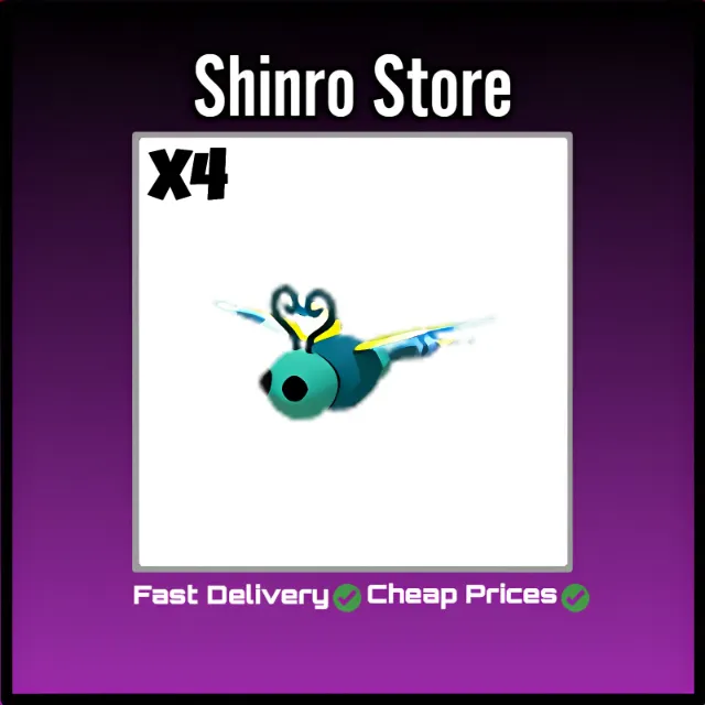 Dragonfly x4 - Adopt Me Game Item - Gameflip