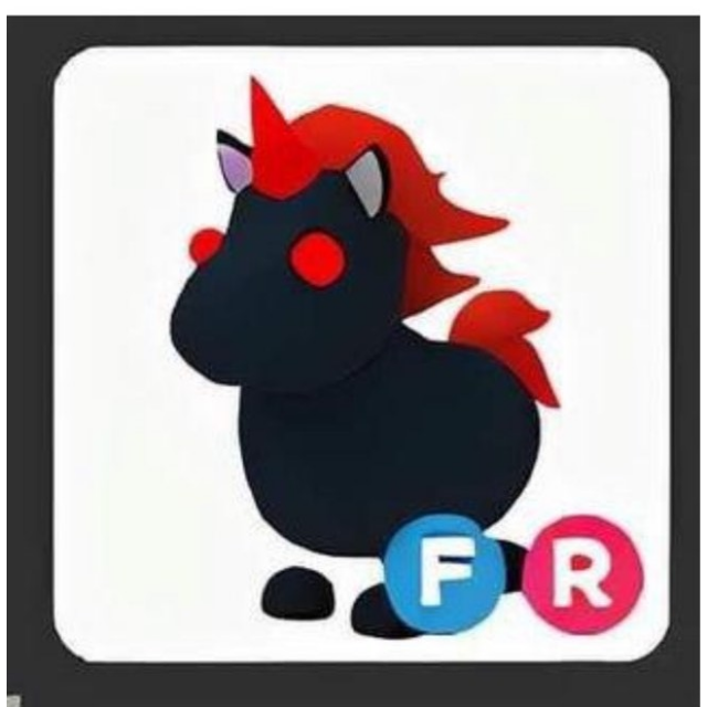 ADOPT ME FR EVIL UNICORN - Adopt Me Game Item - Gameflip