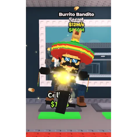 12 M/s burrito bandito - Steal a Brainrot Game Item - Gameflip
