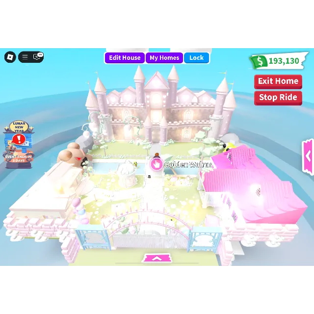 Sanrio millionaire castle - Adopt Me Game Item - Gameflip