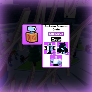 Toilet Tower Defense Scientist Crate - Game Items - Gameflip