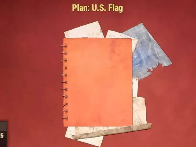 U.S Flag Plan - Fallout 76 Game Item - Gameflip