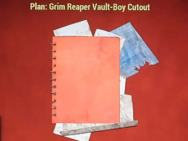 Grim Reaper Vault Boy Cutout - Fallout 76 Game Item - Gameflip