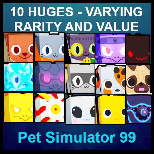 17 Huges, Pet Simulator 99 - Pet Simulator 99 Game Item - Gameflip