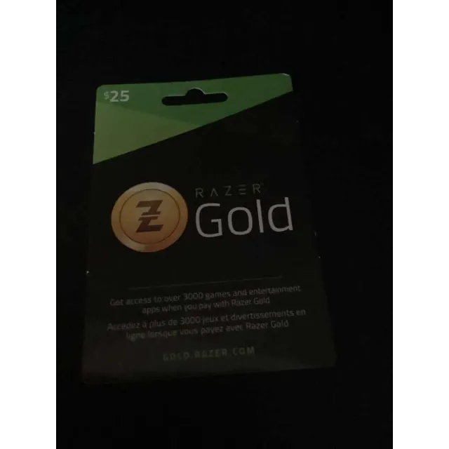$25 CAD Razer Gold - Razer Gold Gift Card - Gameflip