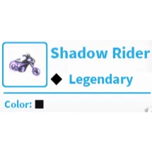 Shadow Rider - Adopt Me Game Item - Gameflip