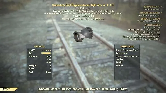Oe Ap Sen Fcr Ce Ra - Fallout 76 Game Items - Gameflip