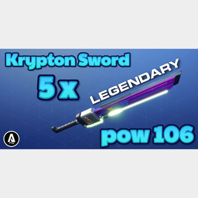 Bundle | Krypton Sword (5x) - Game Items - Gameflip