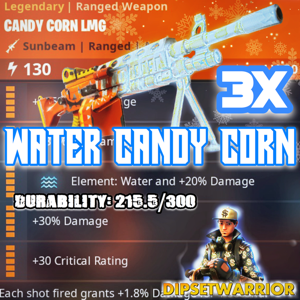 Candy Corn LMG | 3x WATER CANDY CORN💦💦 - Game Items - Gameflip