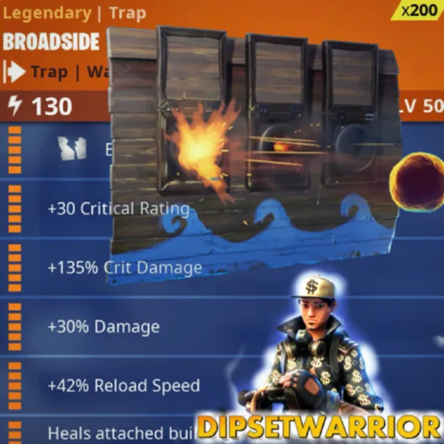 Broadside Trap | 1000x - Fortnite Game Items - Gameflip