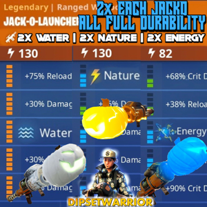 Jack O Launcher | 2x EACH MODDED JACKO - Game Items - Gameflip