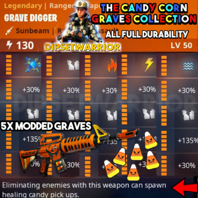 Grave Digger | 🍭THE CANDY GRAVES COLLECTION 🍭 - In-Game Items - Gameflip