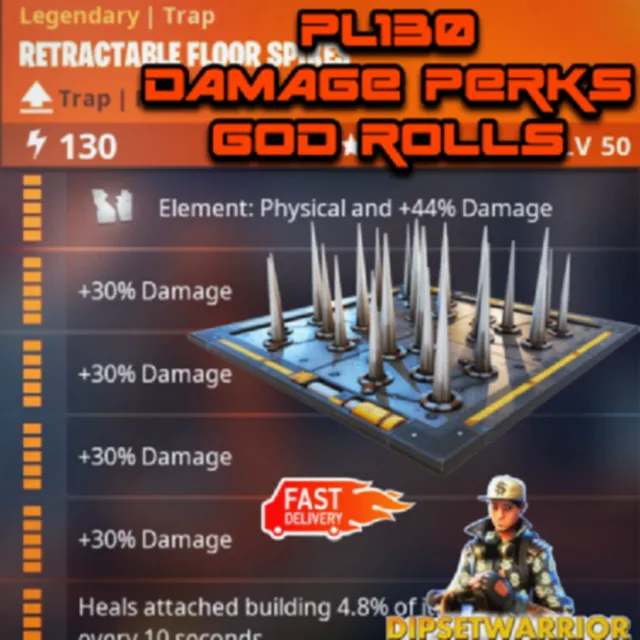Retractable Floor Spikes | 1000x - Fortnite Game Items - Gameflip