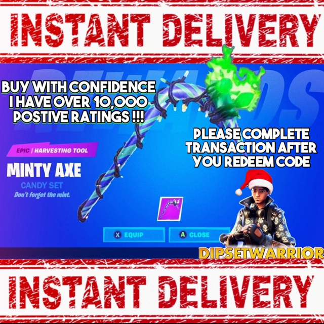 Code | MINTY PICKAXE INSTANT DELIVERY - Game Items - Gameflip
