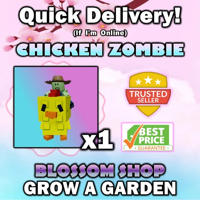 CHICKEN ZOMBIE - Grow a Garden Game Item - Gameflip