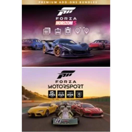 Forza Motorsport and Forza Horizon 5 Premium Add-Ons Bundle - XBox One ...