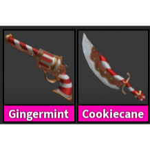 Gingermint / Cookiecane Set MM2 - Game Items - Gameflip